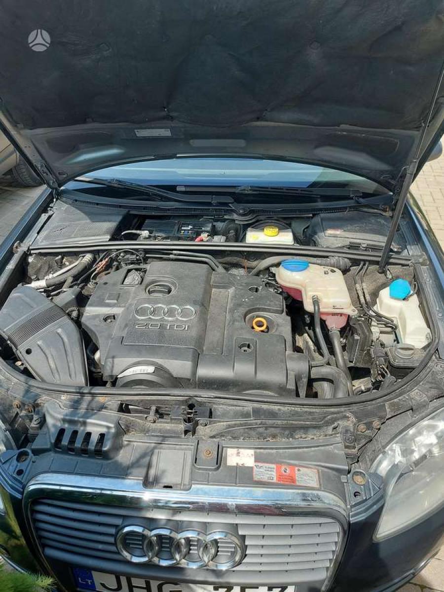 Grey Audi A4 2006 in Kaunas, with an engine capacity of 1.99 L and mileage of 305 thousand km for 2800 €, photo 17 on AUTOMOTO.COM.LV
