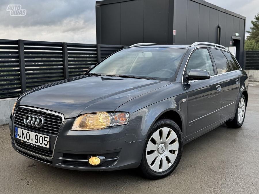 Grey Audi A4 2006 in Vilnius, with an engine capacity of 2.00 L and mileage of 331 thousand km for 2740 €, photo 1 on AUTOMOTO.COM.LV