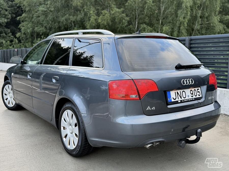 Grey Audi A4 2006 in Vilnius, with an engine capacity of 2.00 L and mileage of 331 thousand km for 2740 €, photo 4 on AUTOMOTO.COM.LV