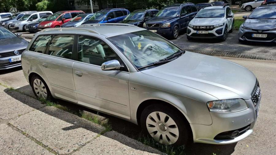 Серый Ауди А4 2006 в Вильнюс, объемом двигателя 1.97 л и пробегом 270 тыс. км за 2900 €, фото 3 на AUTOMOTO.COM.LV