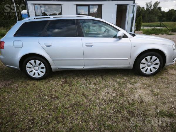 Grey Audi A4 2006 in Kuldiga, with an engine capacity of 1.90 L and mileage of 217 thousand km for 3990 €, photo 6 on AUTOMOTO.COM.LV