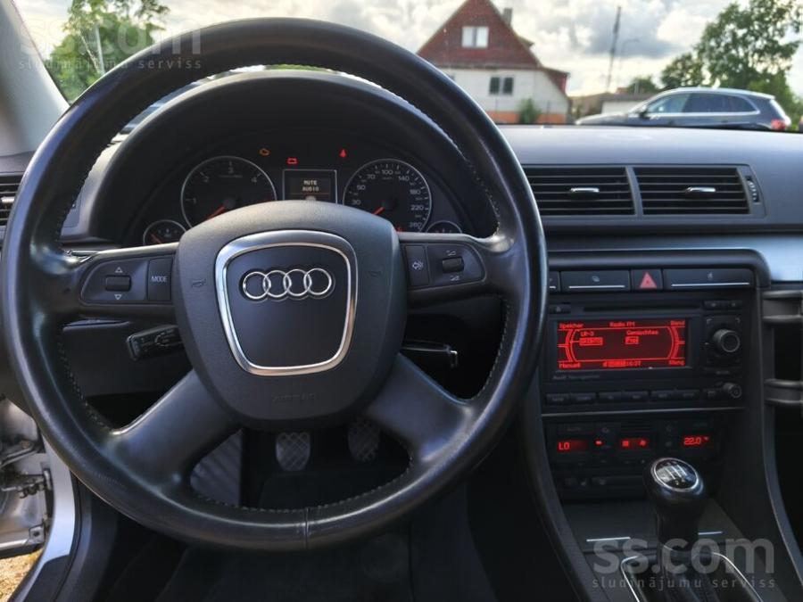 Pelēks Audi A4 2006 Kuldīga, ar dzinēja tilpumu 1.90 L un nobraukumu 217 tūkst. km par 3990 €, foto 18 vietnē AUTOMOTO.COM.LV