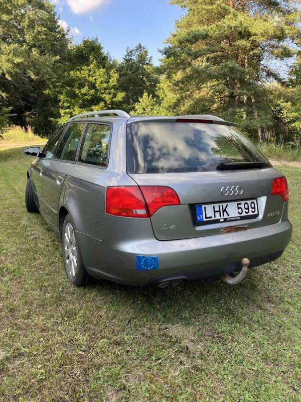 Pelēks Audi A4 2006 Kazlų Rūda, ar dzinēja tilpumu 1.97 L un nobraukumu 292 tūkst. km par 2500 €, foto 6 vietnē AUTOMOTO.COM.LV