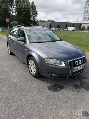 Grey Audi A4 2006 in Riga, with an engine capacity of 2.00 L and mileage of 306 thousand km for 1600 €, photo  on AUTOMOTO.COM.LV