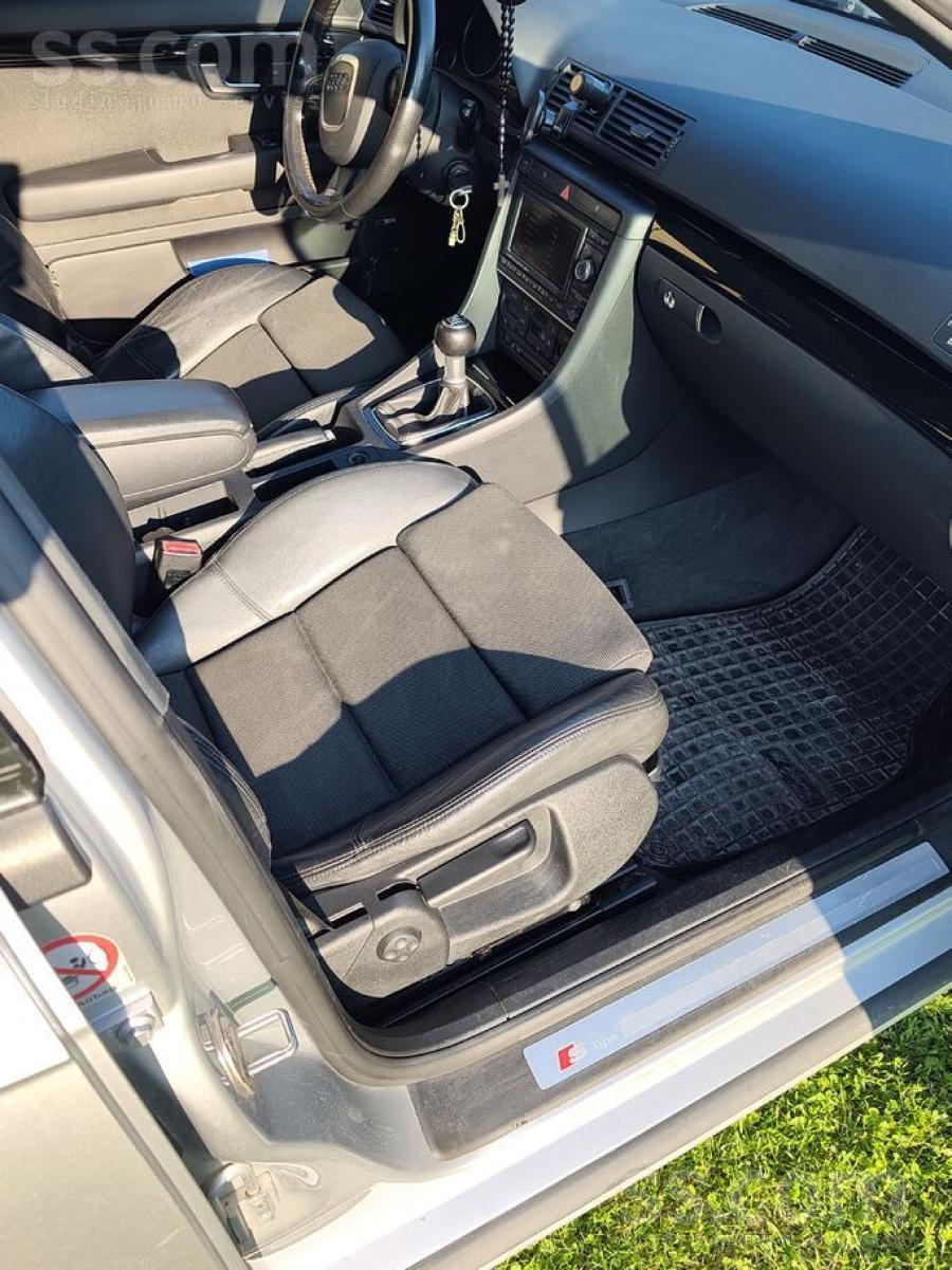 Grey Audi A4 2006 in Riga, with an engine capacity of 2.00 L and mileage of 438 thousand km for 2600 €, photo 11 on AUTOMOTO.COM.LV