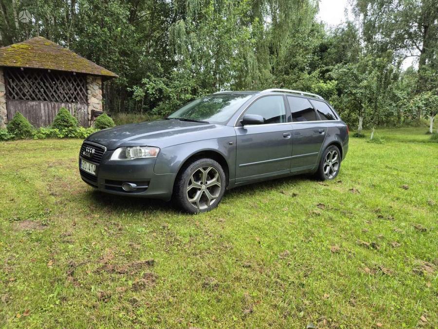 Grey Audi A4 2006 in Vilnius, with an engine capacity of 2.00 L and mileage of 316 thousand km for 2148 €, photo 1 on AUTOMOTO.COM.LV