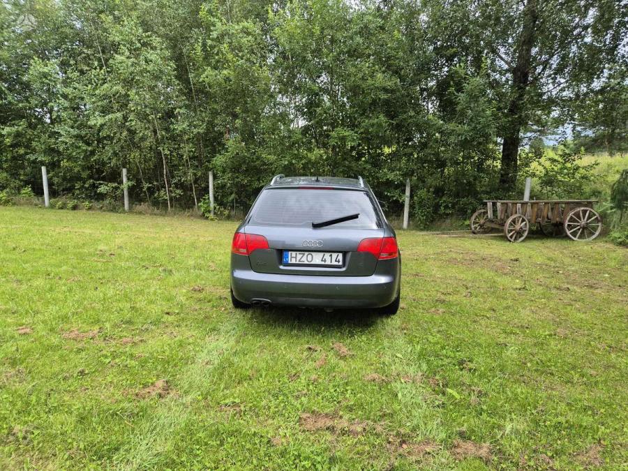 Grey Audi A4 2006 in Vilnius, with an engine capacity of 2.00 L and mileage of 316 thousand km for 2148 €, photo 5 on AUTOMOTO.COM.LV