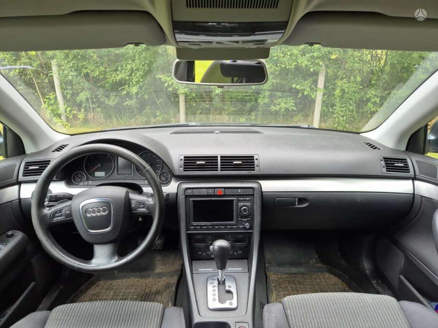 Grey Audi A4 2006 in Vilnius, with an engine capacity of 2.00 L and mileage of 316 thousand km for 2148 €, photo 14 on AUTOMOTO.COM.LV