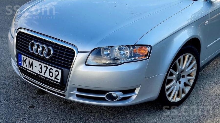 Pelēks Audi A4 2006 Cēsis, ar dzinēja tilpumu 2.00 L un nobraukumu 325 tūkst. km par 2500 €, foto 18 vietnē AUTOMOTO.COM.LV