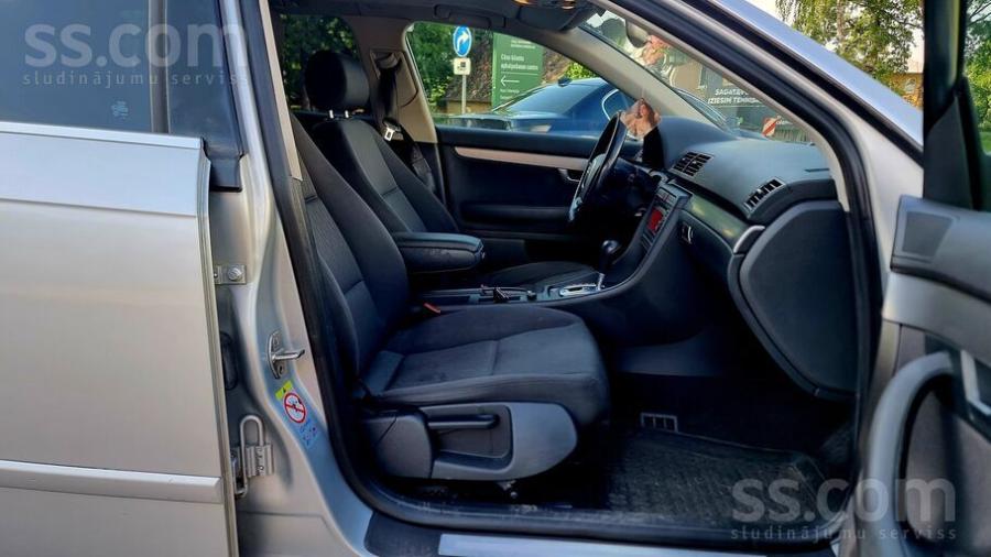 Pelēks Audi A4 2006 Cēsis, ar dzinēja tilpumu 2.00 L un nobraukumu 325 tūkst. km par 2500 €, foto 44 vietnē AUTOMOTO.COM.LV