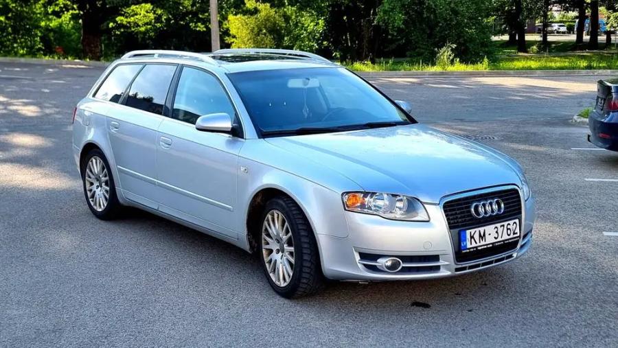 Grey Audi A4 2006 in Cesis, with an engine capacity of 2.00 L and mileage of 325 thousand km for 2500 €, photo 4 on AUTOMOTO.COM.LV