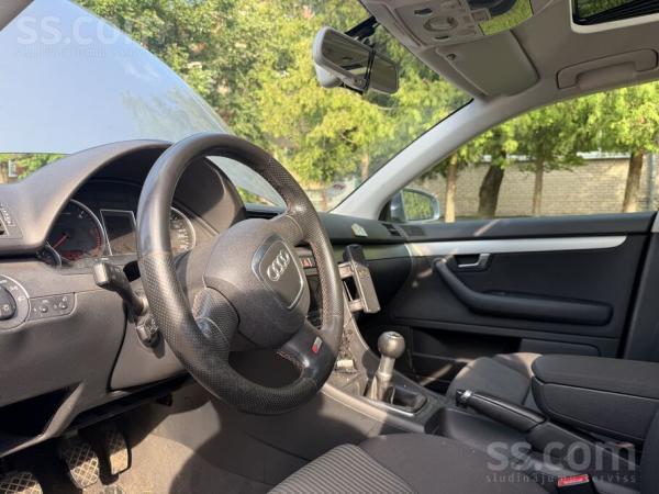 Pelēks Audi A4 2006 Daugavpils, ar dzinēja tilpumu 2.00 L un nobraukumu 287 tūkst. km par 2500 €, foto 8 vietnē AUTOMOTO.COM.LV