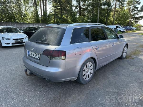 Grey Audi A4 2006 in Riga, with an engine capacity of 3.00 L and mileage of 0 thousand km for 990 €, photo 4 on AUTOMOTO.COM.LV