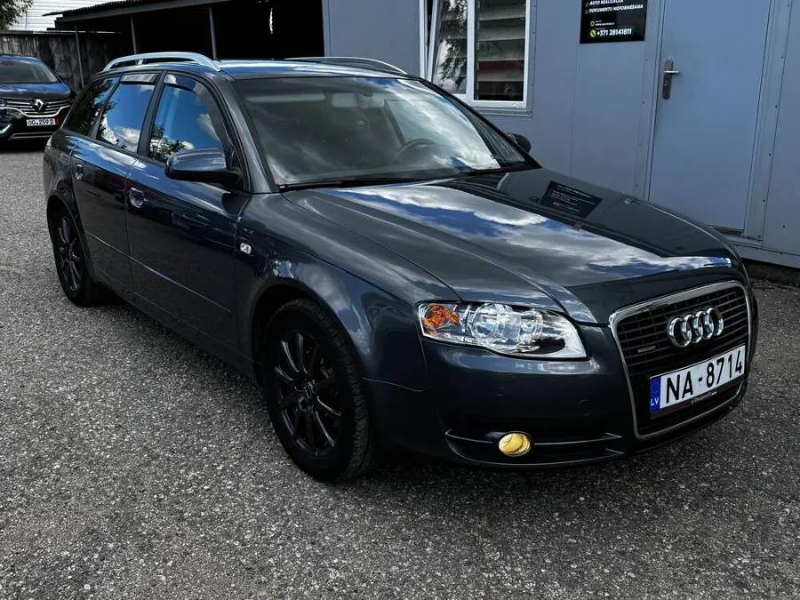Pelēks Audi A4 2006 Daugavpils, ar dzinēja tilpumu 2.00 L un nobraukumu 291 tūkst. km par 3950 €, foto 1 vietnē AUTOMOTO.COM.LV