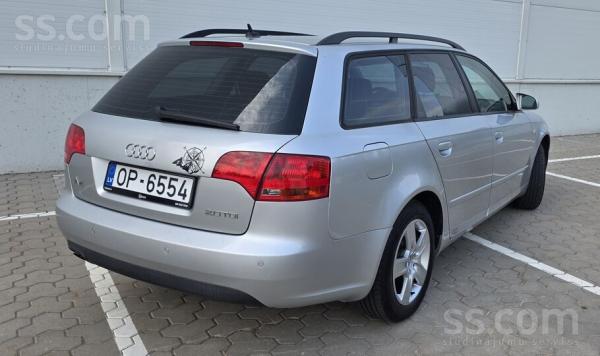 Grey Audi A4 2006 in Riga, with an engine capacity of 2.00 L and mileage of 261 thousand km for 3550 €, photo 6 on AUTOMOTO.COM.LV