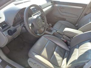 Grey Audi A4 2006 in Vilnius, with an engine capacity of 1.99 L and mileage of 358 thousand km for 1350 €, photo 10 on AUTOMOTO.COM.LV