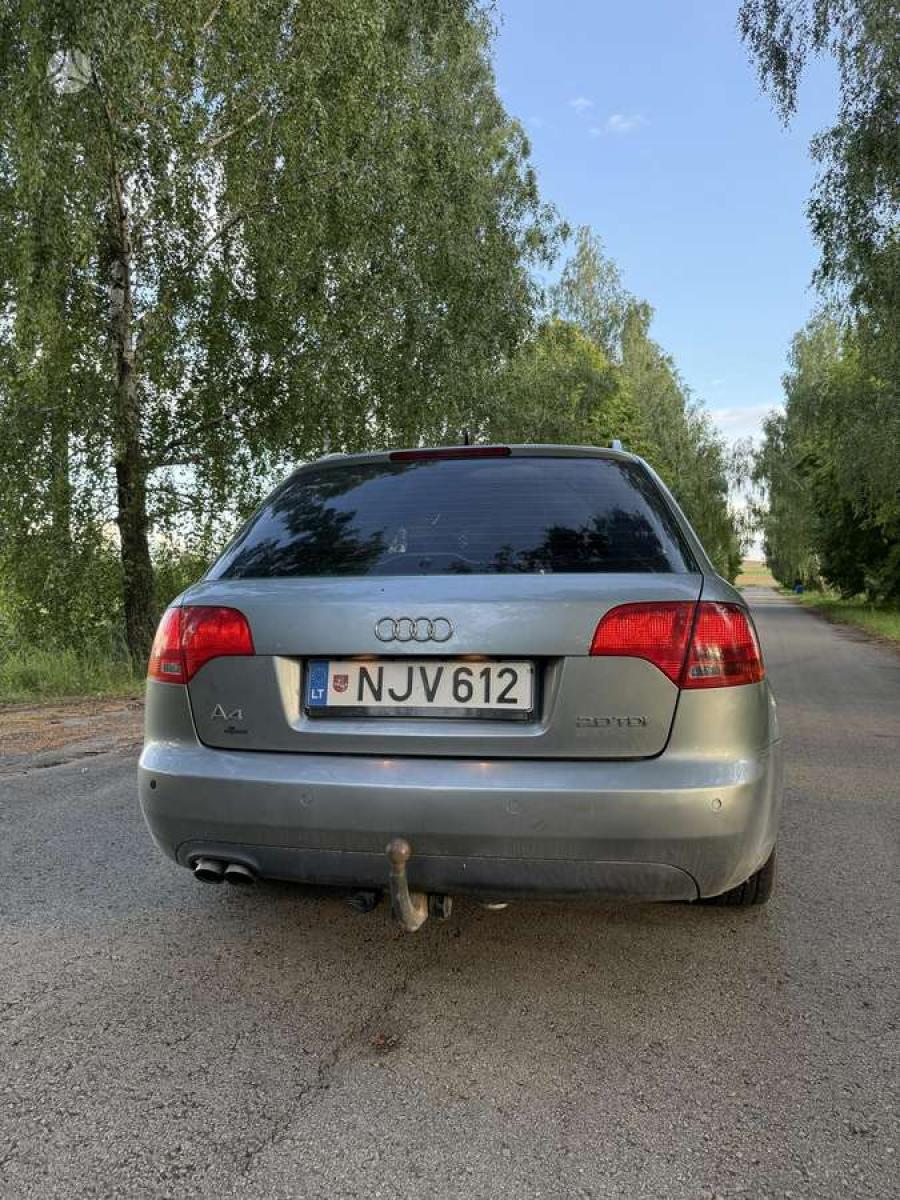 Grey Audi A4 2006 in Alytus, with an engine capacity of 1.97 L and mileage of 372 thousand km for 3000 €, photo 4 on AUTOMOTO.COM.LV