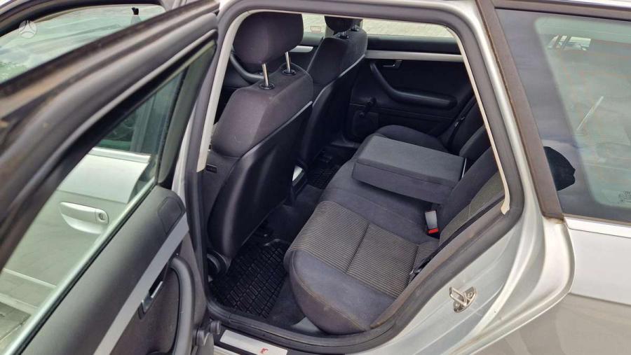 Grey Audi A4 2006 in Klaipeda, with an engine capacity of 1.97 L and mileage of 357 thousand km for 2895 €, photo 7 on AUTOMOTO.COM.LV