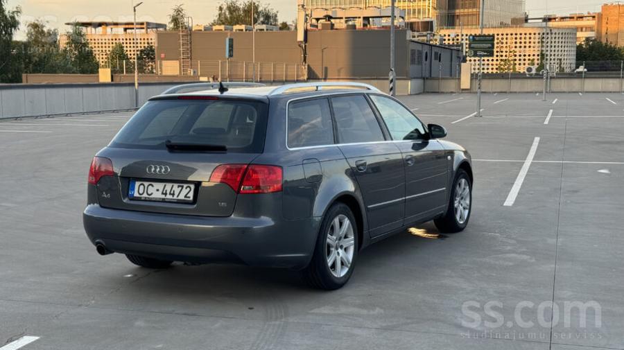 Pelēks Audi A4 2006 Rīga, ar dzinēja tilpumu 1.60 L un nobraukumu 255 tūkst. km par 980 €, foto 1 vietnē AUTOMOTO.COM.LV