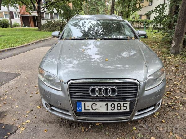 Grey Audi A4 2006 in Riga, with an engine capacity of 1.90 L and mileage of 320 thousand km for 1200 €, photo 1 on AUTOMOTO.COM.LV