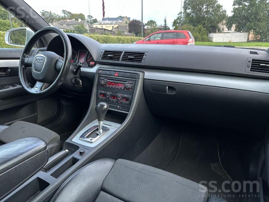Grey Audi A4 2006 in Tukums, with an engine capacity of 2.00 L and mileage of 263 thousand km for 2000 €, photo 12 on AUTOMOTO.COM.LV