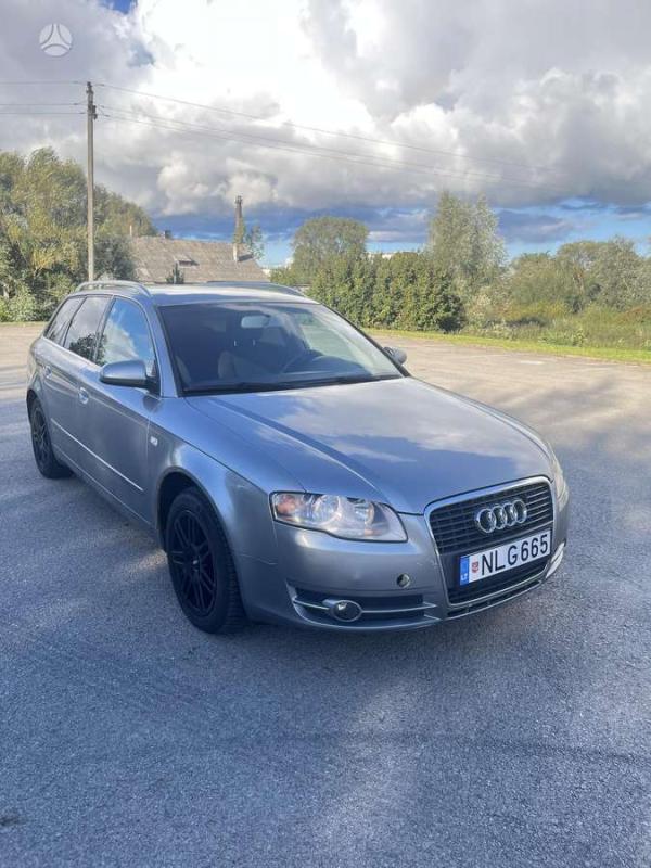 Grey Audi A4 2006 in Kalvarija, with an engine capacity of 1.99 L and mileage of 411 thousand km for 1650 €, photo 4 on AUTOMOTO.COM.LV
