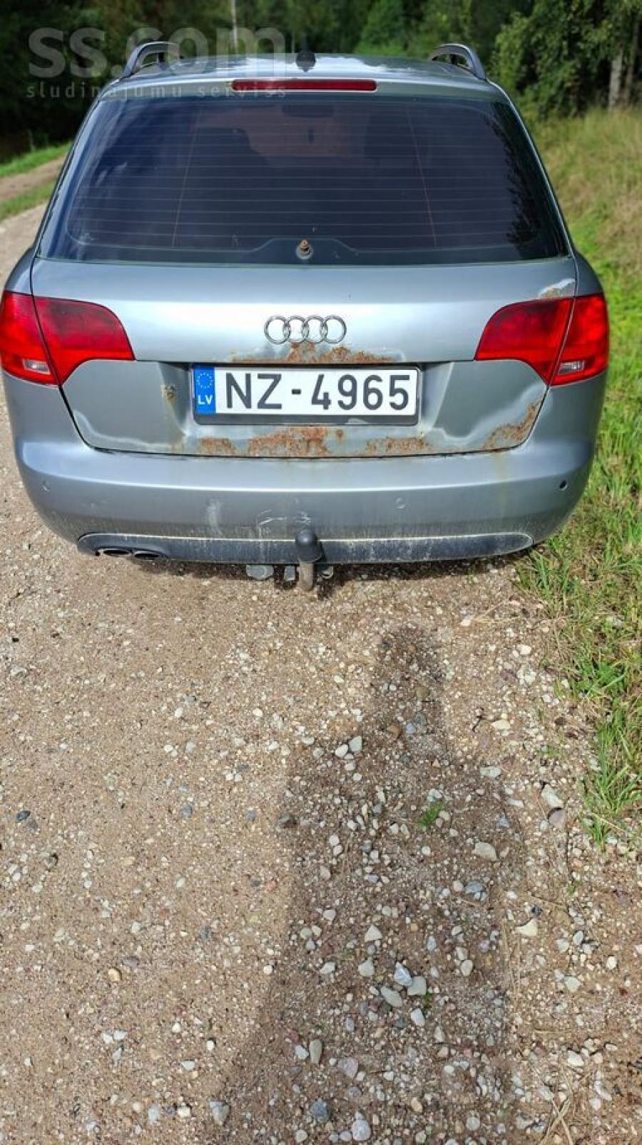 Grey Audi A4 2006 in Talsi, with an engine capacity of 2.00 L and mileage of 460 thousand km for 1050 €, photo 3 on AUTOMOTO.COM.LV