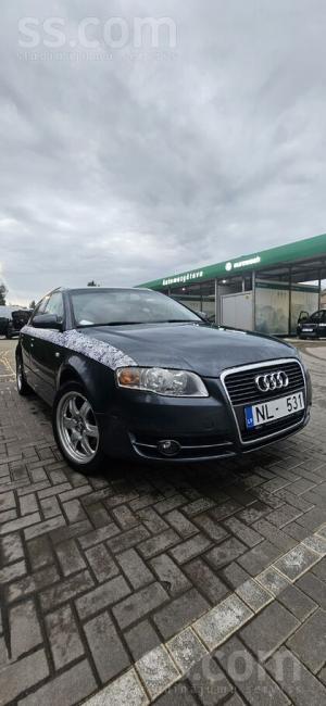 Grey Audi A4 2006 in Ludza, with an engine capacity of 1.90 L and mileage of 361 thousand km for 3000 €, photo  on AUTOMOTO.COM.LV