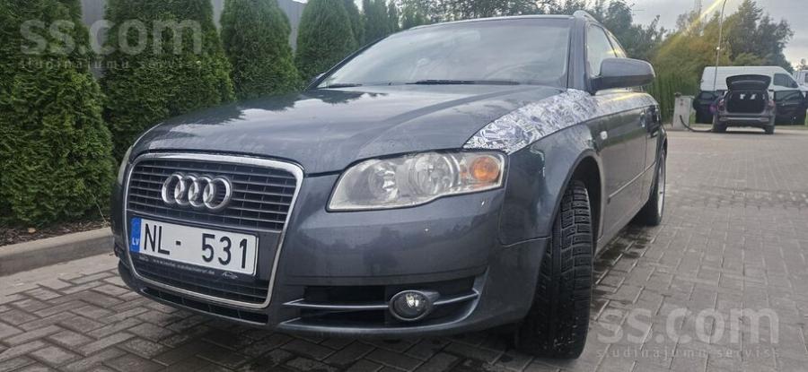 Grey Audi A4 2006 in Ludza, with an engine capacity of 1.90 L and mileage of 361 thousand km for 3000 €, photo 3 on AUTOMOTO.COM.LV