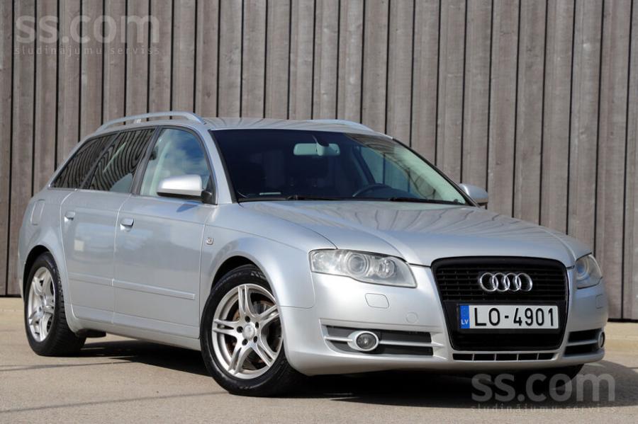 Grey Audi A4 2006 in Tukums, with an engine capacity of 2.00 L and mileage of 382 thousand km for 2200 €, photo 1 on AUTOMOTO.COM.LV