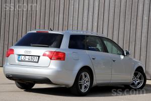 Grey Audi A4 2006 in Tukums, with an engine capacity of 2.00 L and mileage of 382 thousand km for 2200 €, photo 4 on AUTOMOTO.COM.LV