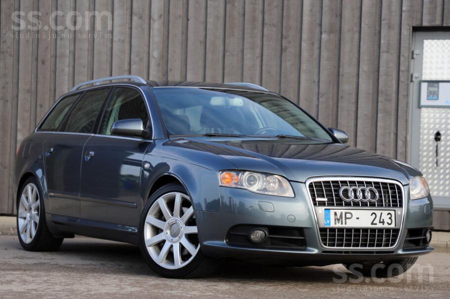 Grey Audi A4 2006 in Tukums, with an engine capacity of 3.00 L and mileage of 336 thousand km for 4290 €, photo 1 on AUTOMOTO.COM.LV
