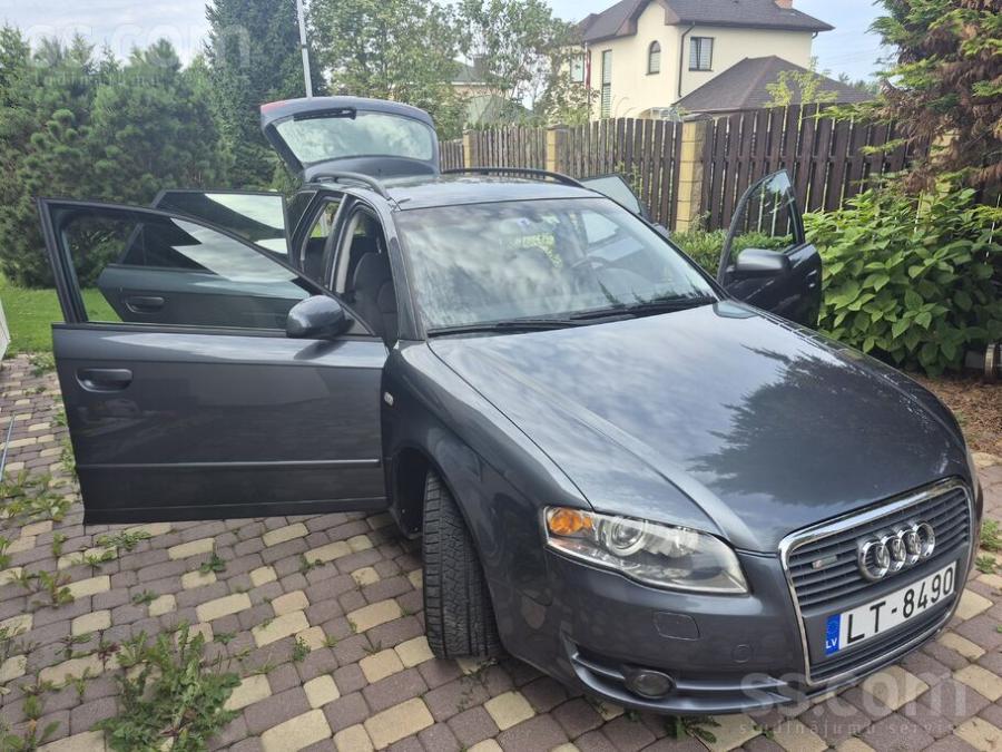 Grey Audi A4 2006 in Riga, with an engine capacity of 2.00 L and mileage of 254 thousand km for 2400 €, photo 3 on AUTOMOTO.COM.LV