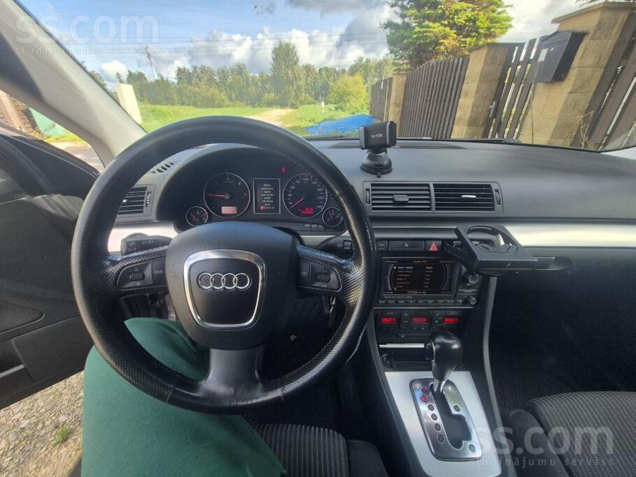 Grey Audi A4 2006 in Riga, with an engine capacity of 2.00 L and mileage of 254 thousand km for 2400 €, photo 11 on AUTOMOTO.COM.LV