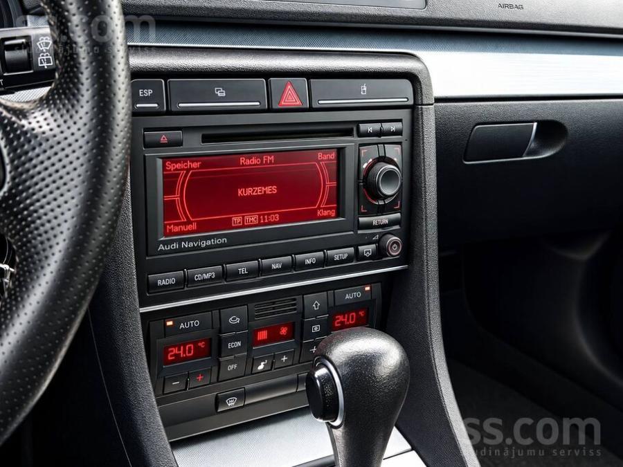 Grey Audi A4 2006 in Tukums, with an engine capacity of 2.00 L and mileage of 254 thousand km for 2950 €, photo 9 on AUTOMOTO.COM.LV