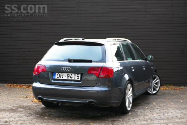 Grey Audi A4 2006 in Riga, with an engine capacity of 2.00 L and mileage of 275 thousand km for 3890 €, photo 4 on AUTOMOTO.COM.LV
