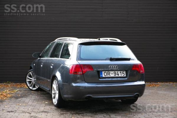 Grey Audi A4 2006 in Riga, with an engine capacity of 2.00 L and mileage of 275 thousand km for 3890 €, photo 5 on AUTOMOTO.COM.LV
