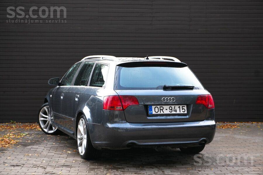 Grey Audi A4 2006 in Riga, with an engine capacity of 2.00 L and mileage of 275 thousand km for 3890 €, photo 5 on AUTOMOTO.COM.LV