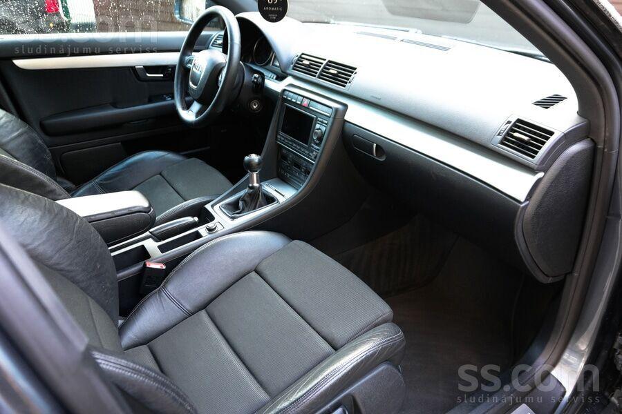Grey Audi A4 2006 in Riga, with an engine capacity of 2.00 L and mileage of 275 thousand km for 3890 €, photo 6 on AUTOMOTO.COM.LV