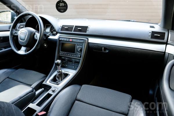 Grey Audi A4 2006 in Riga, with an engine capacity of 2.00 L and mileage of 275 thousand km for 3890 €, photo 9 on AUTOMOTO.COM.LV