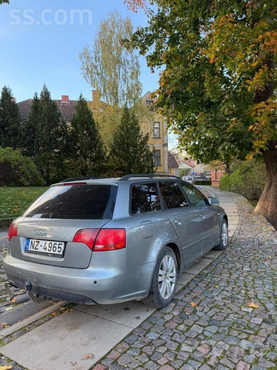 Grey Audi A4 2006 in Kuldiga, with an engine capacity of 2.00 L and mileage of 451 thousand km for 1700 €, photo 5 on AUTOMOTO.COM.LV