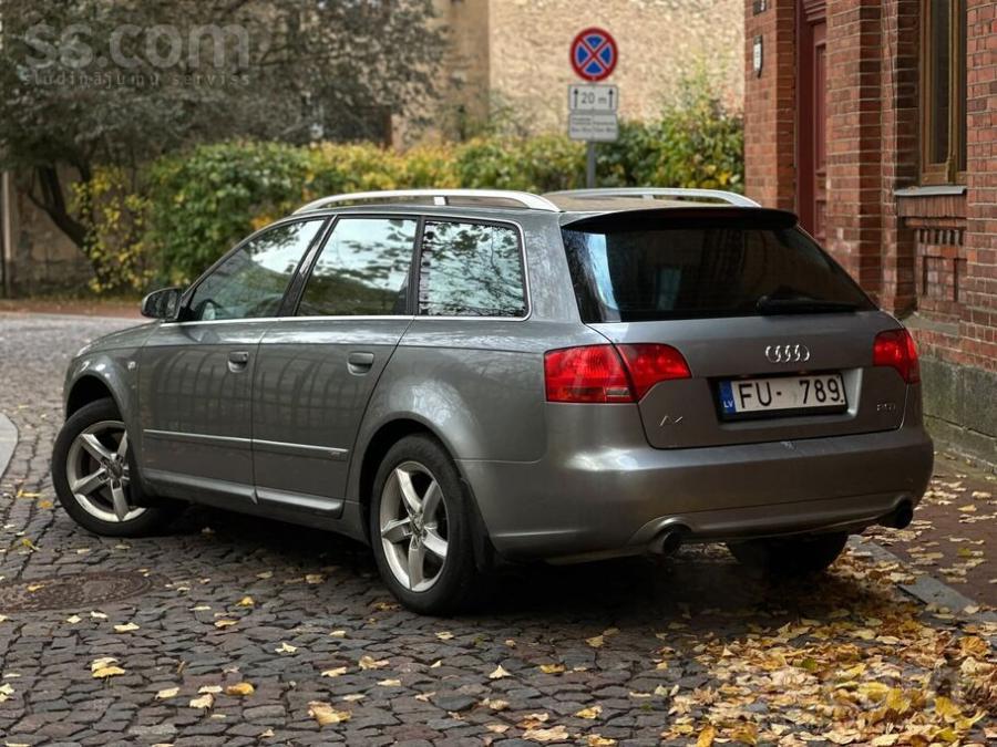 Pelēks Audi A4 2006 Cēsis, ar dzinēja tilpumu 2.00 L un nobraukumu 374 tūkst. km par 1990 €, foto 8 vietnē AUTOMOTO.COM.LV