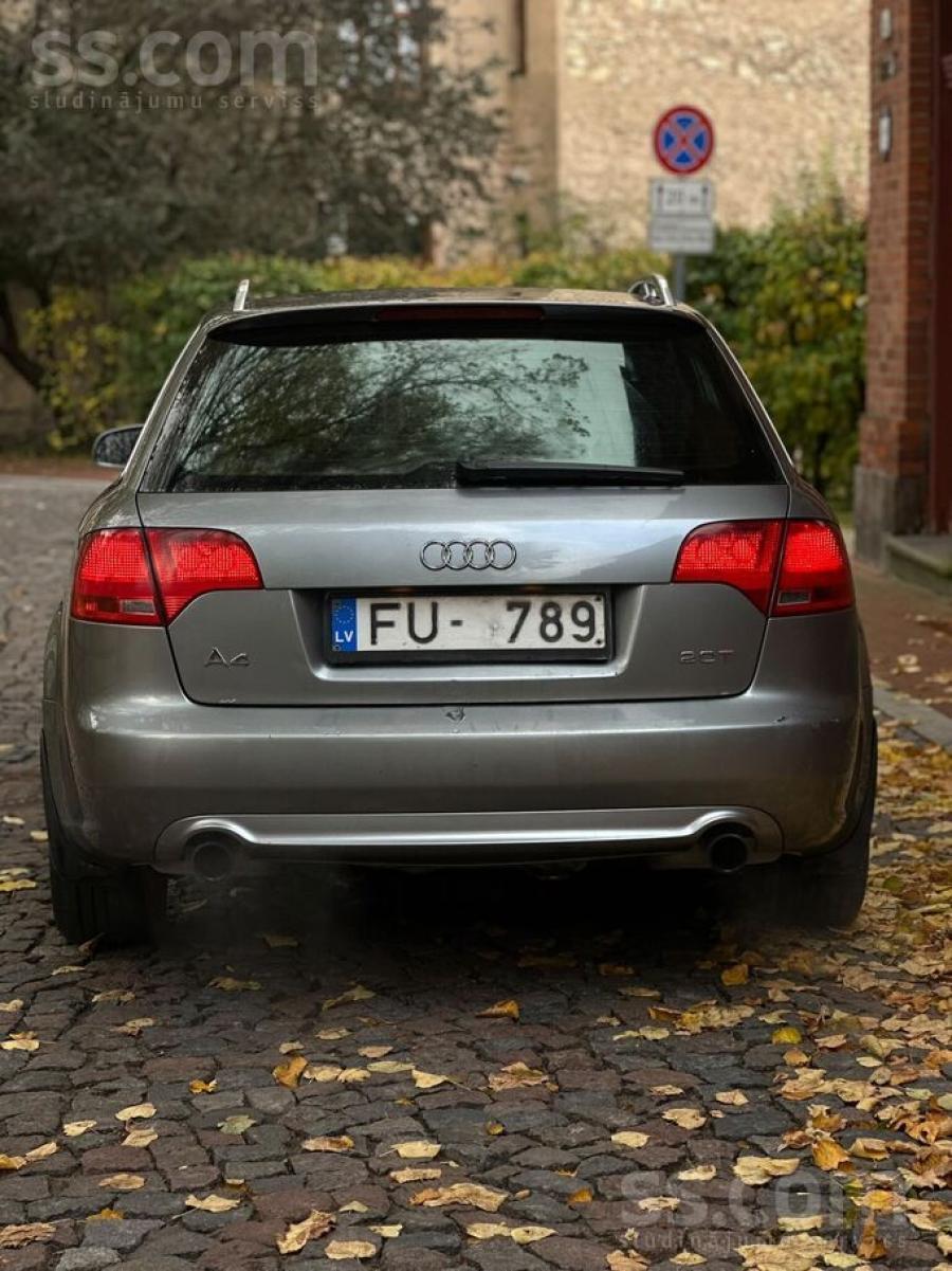 Pelēks Audi A4 2006 Cēsis, ar dzinēja tilpumu 2.00 L un nobraukumu 374 tūkst. km par 1990 €, foto 14 vietnē AUTOMOTO.COM.LV
