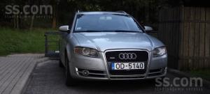 Grey Audi A4 2007 in Riga, with an engine capacity of 2.00 L and mileage of 407 thousand km for 700 €, photo 1 on AUTOMOTO.COM.LV