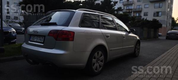 Grey Audi A4 2007 in Riga, with an engine capacity of 2.00 L and mileage of 407 thousand km for 3950 €, photo 3 on AUTOMOTO.COM.LV