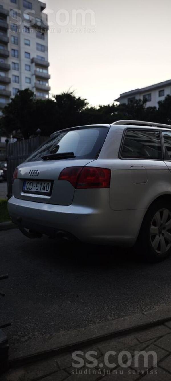 Grey Audi A4 2007 in Riga, with an engine capacity of 2.00 L and mileage of 407 thousand km for 3950 €, photo 10 on AUTOMOTO.COM.LV
