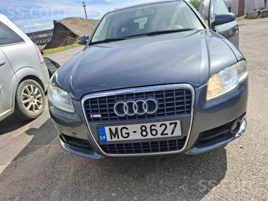 Grey Audi A4 2007 in Valka, with an engine capacity of 2.00 L and mileage of 426 thousand km for 1500 €, photo 2 on AUTOMOTO.COM.LV