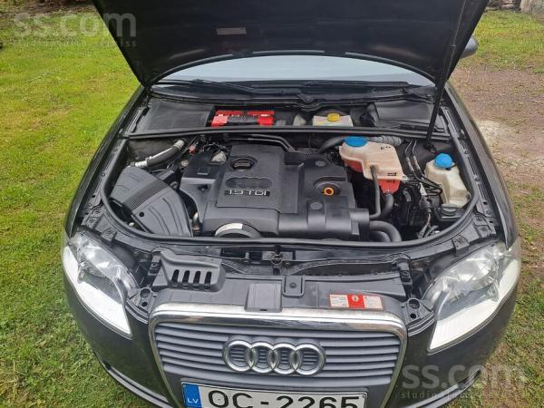 Grey Audi A4 2007 in Daugavpils, with an engine capacity of 1.90 L and mileage of 380 thousand km for 3850 €, photo 11 on AUTOMOTO.COM.LV