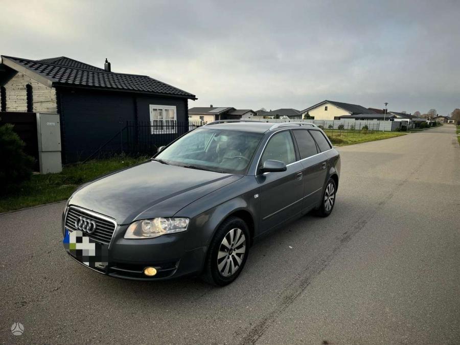 Pelēks Audi A4 2007 Klaipėda, ar dzinēja tilpumu 2.00 L un nobraukumu 390 tūkst. km par 2150 €, foto 1 vietnē AUTOMOTO.COM.LV