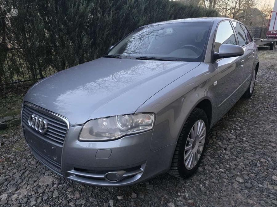 Grey Audi A4 2007 in Kaunas, with an engine capacity of 1.97 L and mileage of 335 thousand km for 3450 €, photo 9 on AUTOMOTO.COM.LV